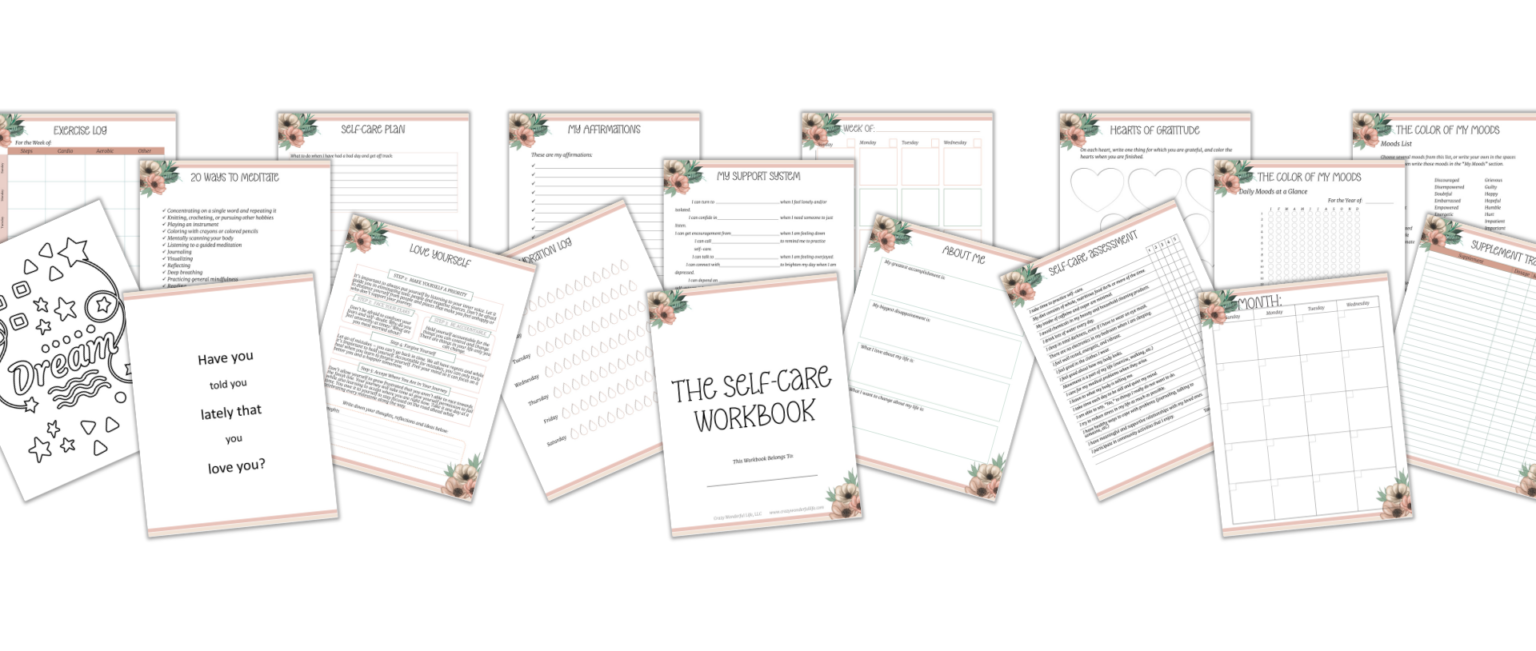 Self-Care Workbook Freebie - Crazy Wonderful Life